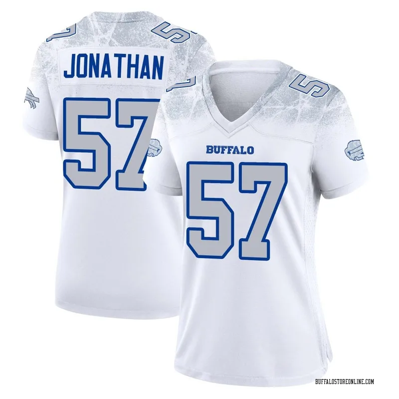 White Women's Kingsley Jonathan Buffalo Bills Game 2025 Rivalries ...